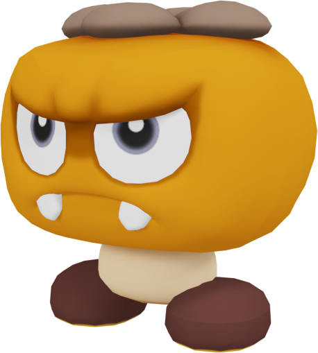 File:Goombrat model SMBW.png - Super Mario Wiki, the Mario encyclopedia