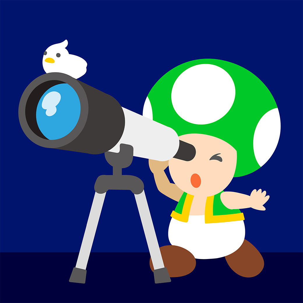 File:Kinopio kun telescope.jpg - Super Mario Wiki, the Mario encyclopedia