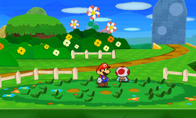 File:Bouquet Gardens Paperization Spots 3-5.png - Super Mario Wiki, the ...
