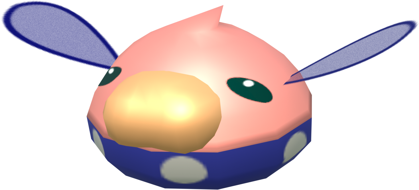 File:SMS Asset Model Winged Strollin' Stu.png - Super Mario Wiki, the ...