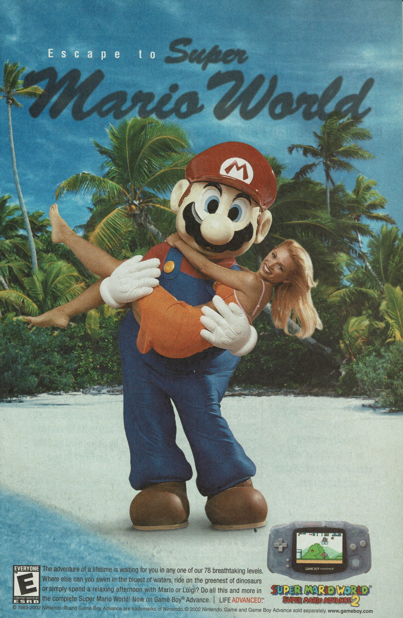 File:SMA2 print ad.jpg - Super Mario Wiki, the Mario encyclopedia