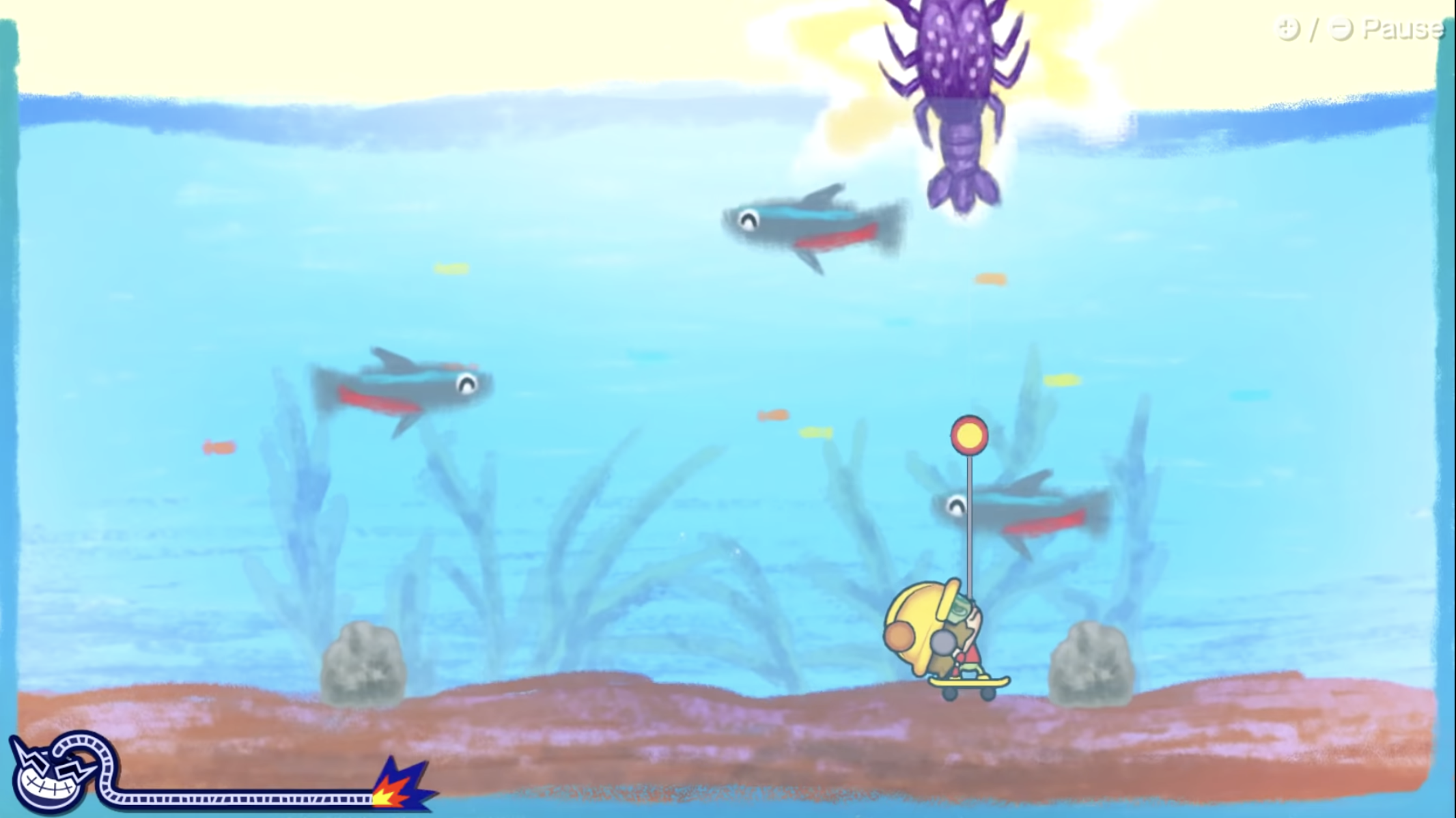 File:WWGIT Crayfish microgame.png - Super Mario Wiki, the Mario ...