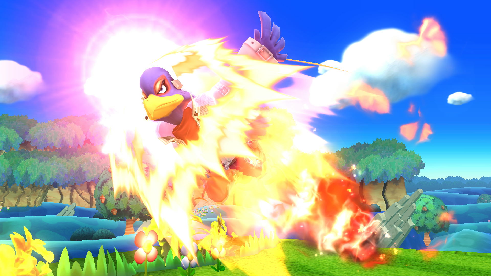 File:Falco Fire Bird Wii U.jpg - Super Mario Wiki, the Mario encyclopedia