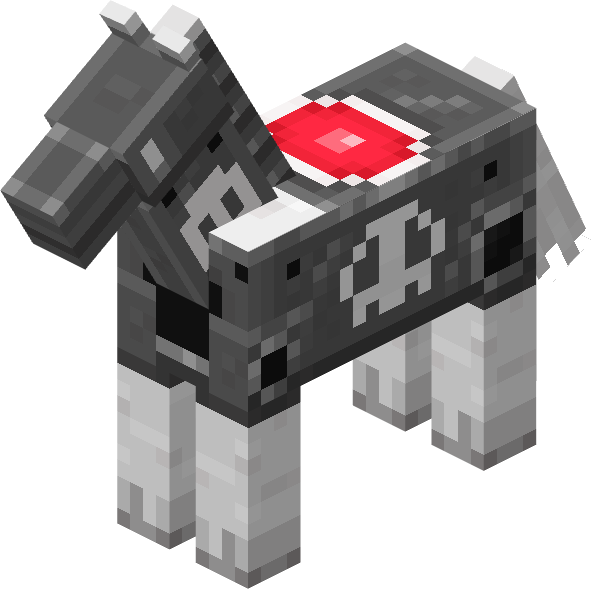 File:Minecraft Mario Mash-Up Horse White Iron Render.png - Super Mario ...
