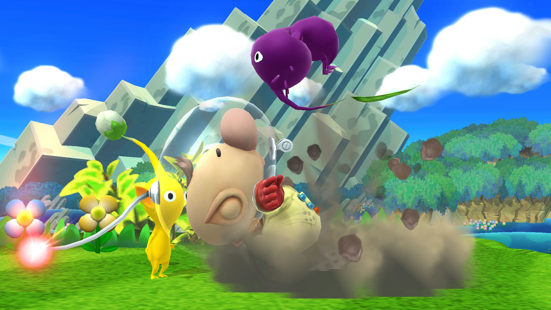 File:Olimar Pikmin Pluck Wii U.jpg - Super Mario Wiki, the Mario encyclopedia