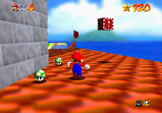 File:SM64 Flat Roof.png - Super Mario Wiki, the Mario encyclopedia