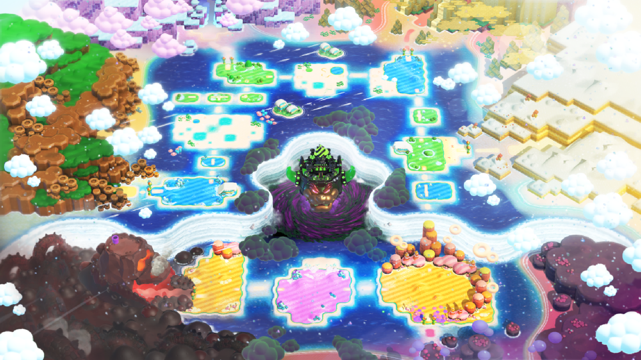 File:PetalIslesMapSMBW.png - Super Mario Wiki, the Mario encyclopedia