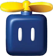 File:Propeller Block Sticker.png - Super Mario Wiki, the Mario encyclopedia