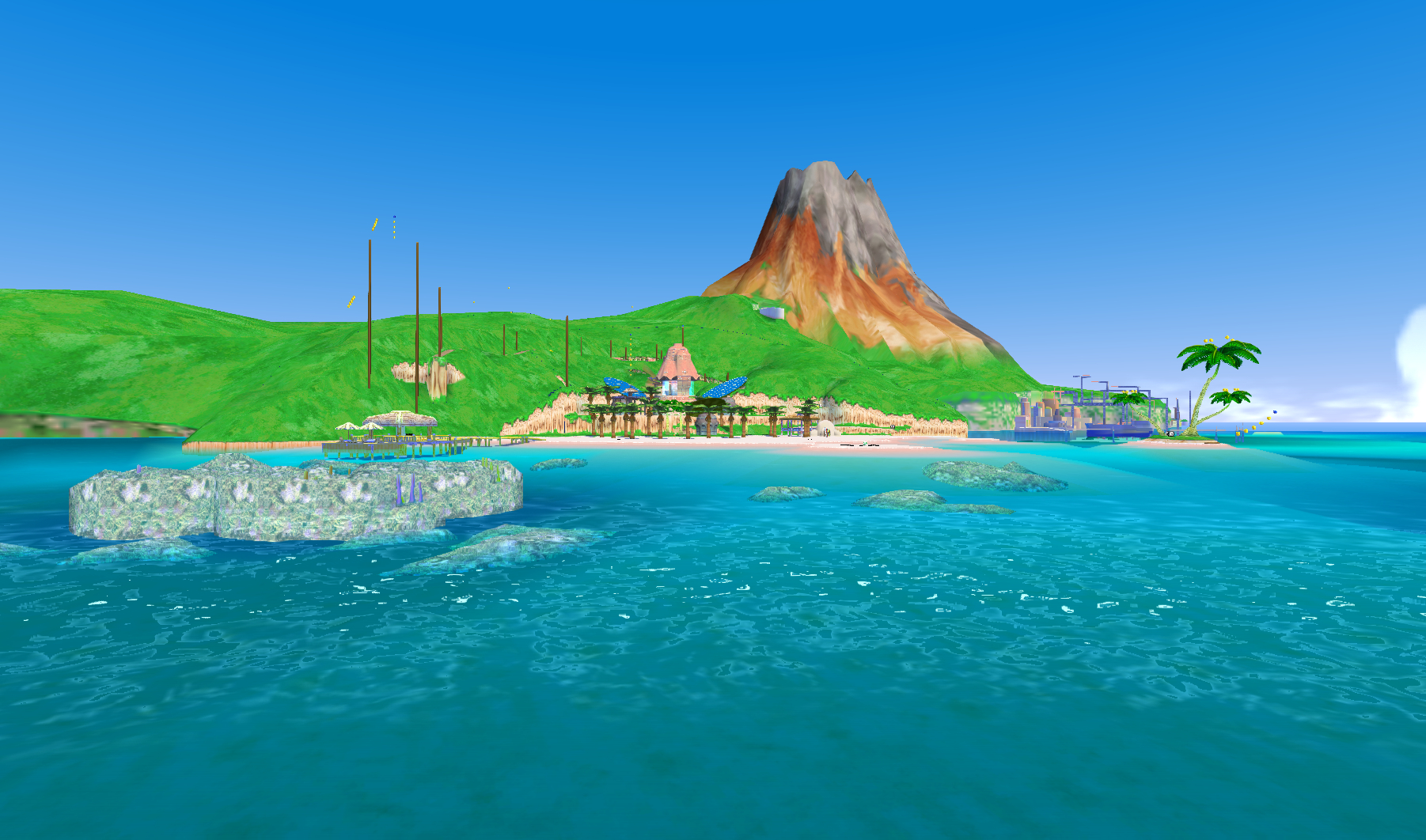 File:Gelato Beach and Corona Mountain.jpg - Super Mario Wiki, the Mario ...