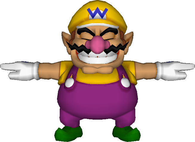 File:MP5WarioModel.png - Super Mario Wiki, the Mario encyclopedia