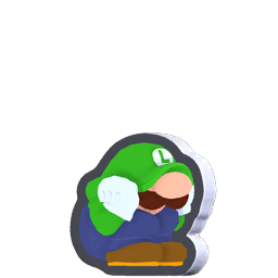 File:Standee Crouching Luigi.png - Super Mario Wiki, the Mario encyclopedia
