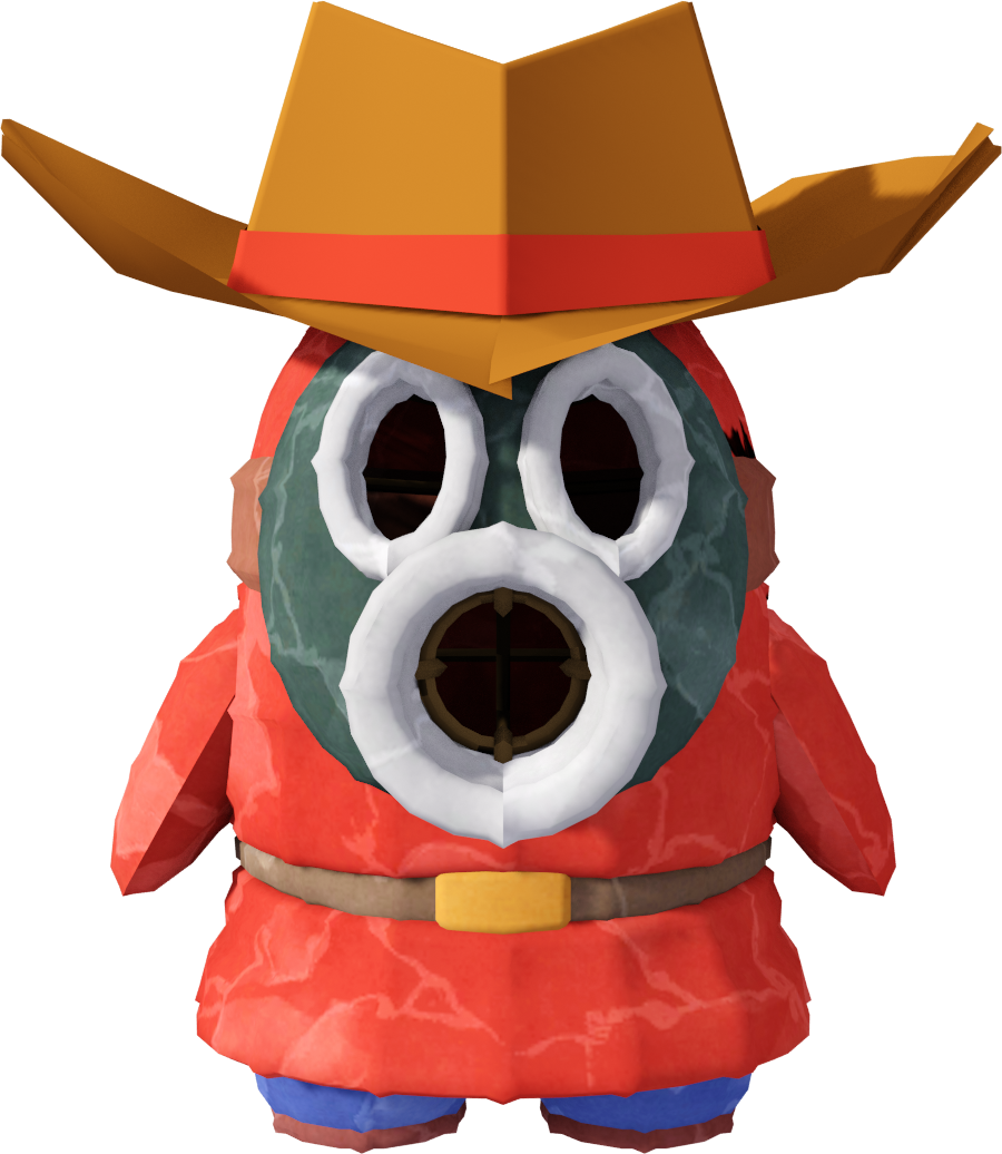 File:PMTOK PaperMachoSnifitOutlaw Render.png - Super Mario Wiki, the ...