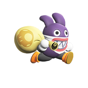 File:Nabbit (CharSelect) - SMBW.png - Super Mario Wiki, the Mario ...