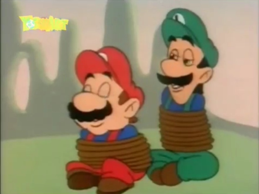 File:Mario and Luigi Tied up.jpg - Super Mario Wiki, the Mario encyclopedia