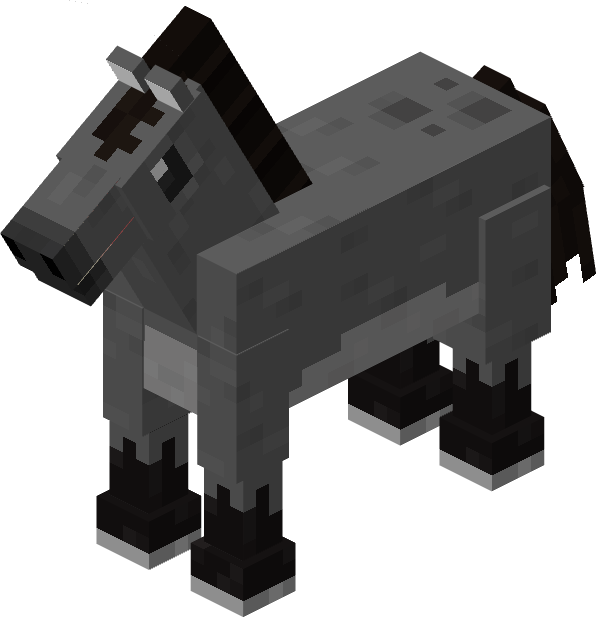 File:Minecraft Mario Mash-Up Horse Gray Old Render.png - Super Mario ...