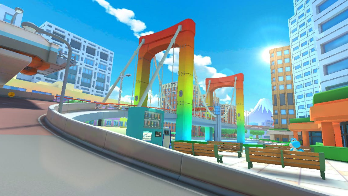 File:MKT Tokyo Blur Rainbow Bridge.jpg - Super Mario Wiki, the Mario ...