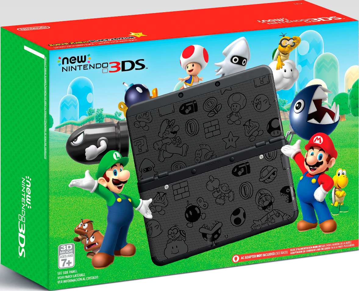 File:New Nintendo 3DS Limited Black.jpg - Super Mario Wiki, the Mario ...