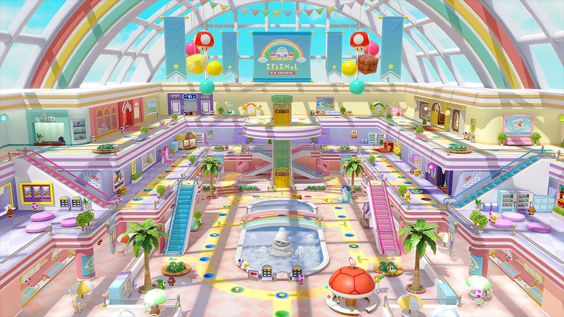 File:SMPJ Rainbow Galleria.png - Super Mario Wiki, the Mario encyclopedia
