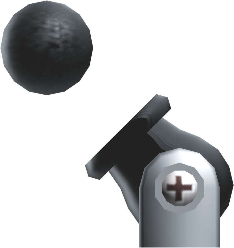 File:NSMBW Asset Model Cannon.png - Super Mario Wiki, the Mario ...