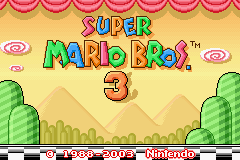File:SMA4 SMB3 Title Screen.png - Super Mario Wiki, the Mario encyclopedia