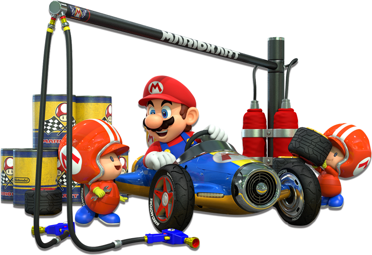 File:MK8 Mario Toad Mechanics Artwork.png - Super Mario Wiki, the Mario ...