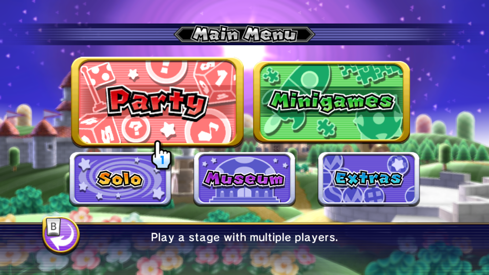 File:MP9 Main Menu.png - Super Mario Wiki, the Mario encyclopedia
