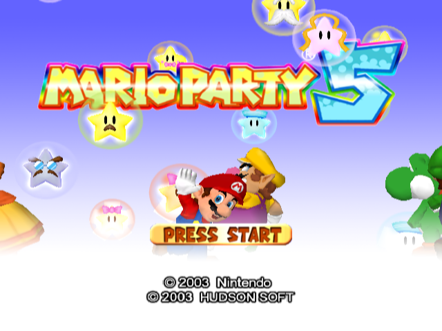 File:Mario Party 5 E3 Title Screen.png - Super Mario Wiki, the Mario ...
