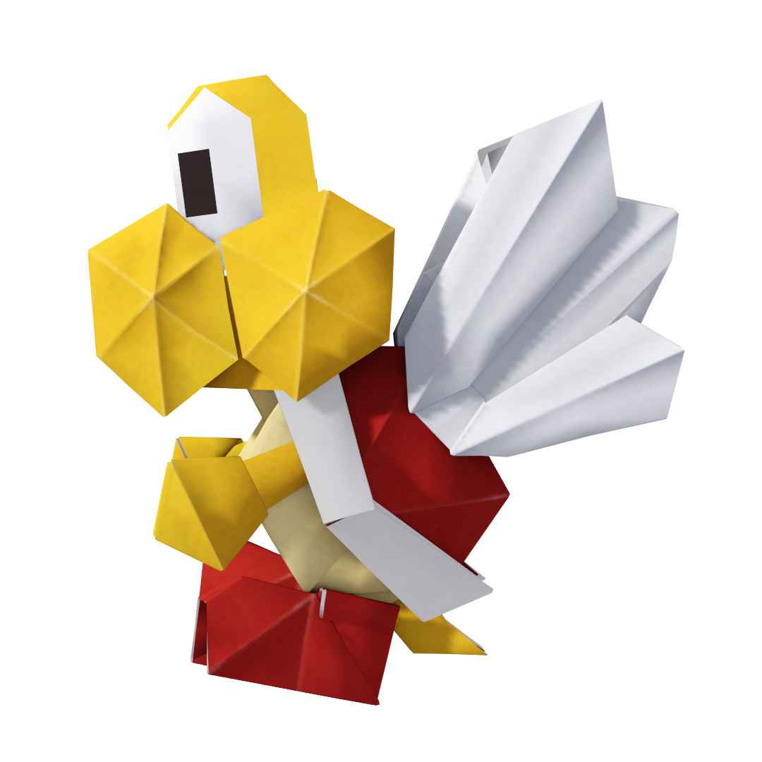 File:PMTOK Koopa Paratroopa Render.png - Super Mario Wiki, the Mario encyclopedia
