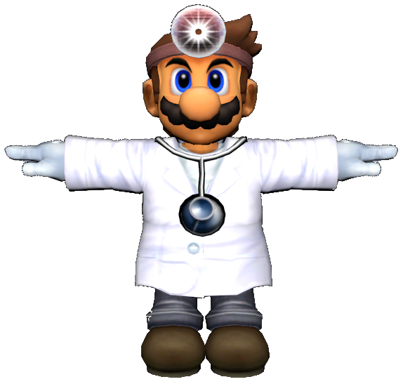 File:SSBMDrMarioModel.png - Super Mario Wiki, the Mario encyclopedia