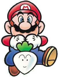 File:SMA Mario Pulling Vegetable Artwork.png - Super Mario Wiki, the ...