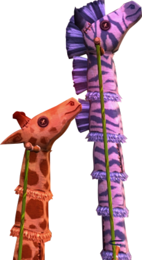 File:DKCTF Giraffe and Zebra.png - Super Mario Wiki, the Mario encyclopedia
