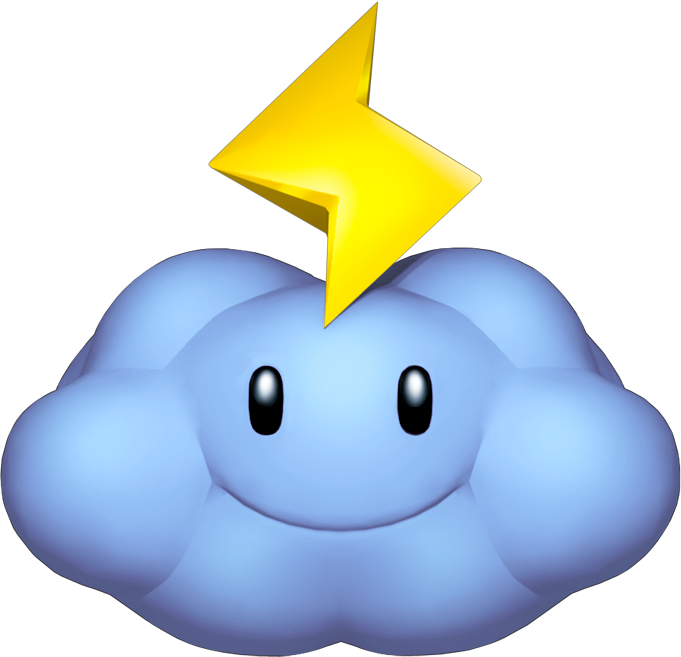 Thunder Cloud - Super Mario Wiki, the Mario encyclopedia