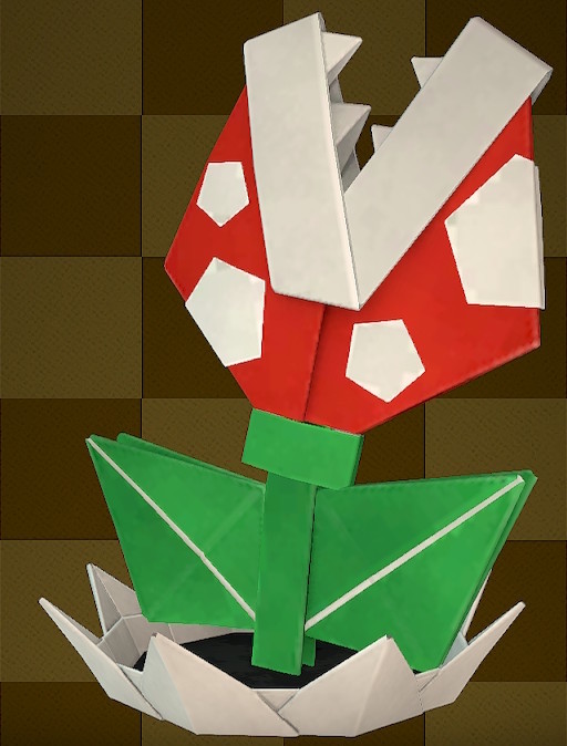 File:OrigamiPiranhaPlant.jpg - Super Mario Wiki, the Mario encyclopedia
