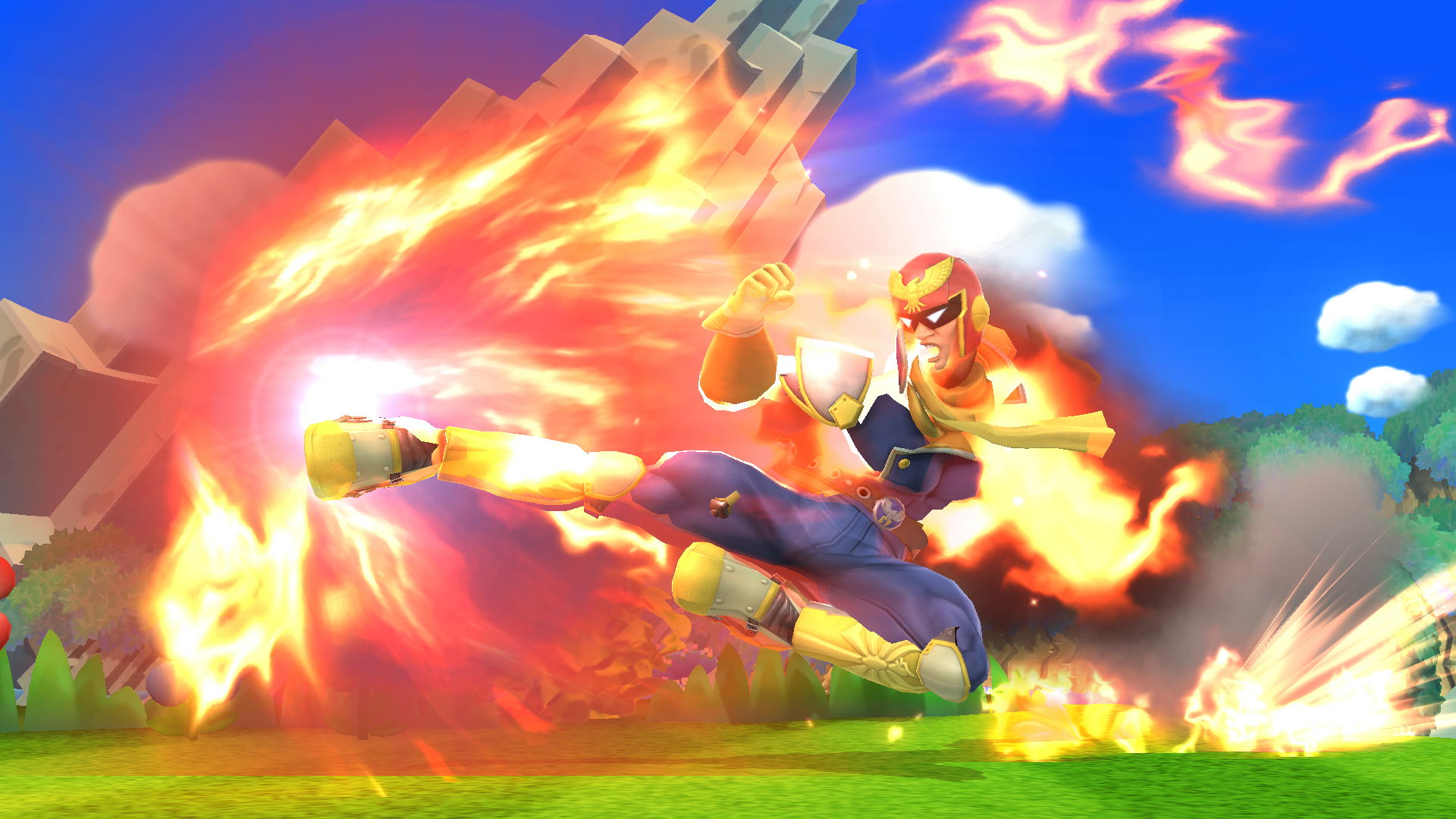 File:Falcon Kick Wii U.jpg - Super Mario Wiki, the Mario encyclopedia