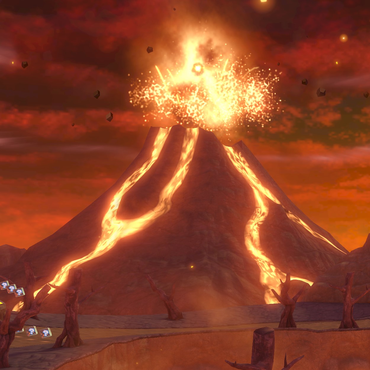 File:MK8DX Grumble Volcano.jpg - Super Mario Wiki, the Mario encyclopedia