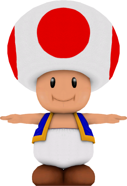 File:Toad MP8 Model.png - Super Mario Wiki, the Mario encyclopedia