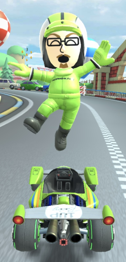 File:MKT Light Green Mii Racing Suit Trick3.png - Super Mario Wiki, the ...