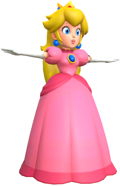 File:MPSPeachModel.png - Super Mario Wiki, the Mario encyclopedia