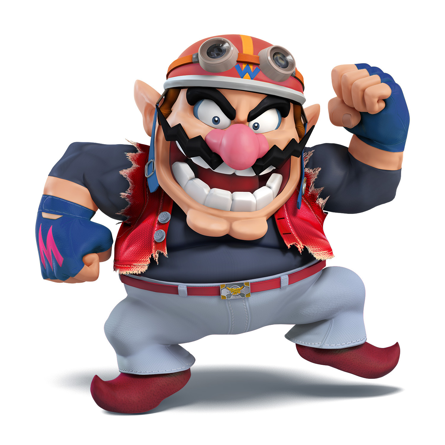File:Wario SSB4 Artwork - Red.jpg - Super Mario Wiki, the Mario ...