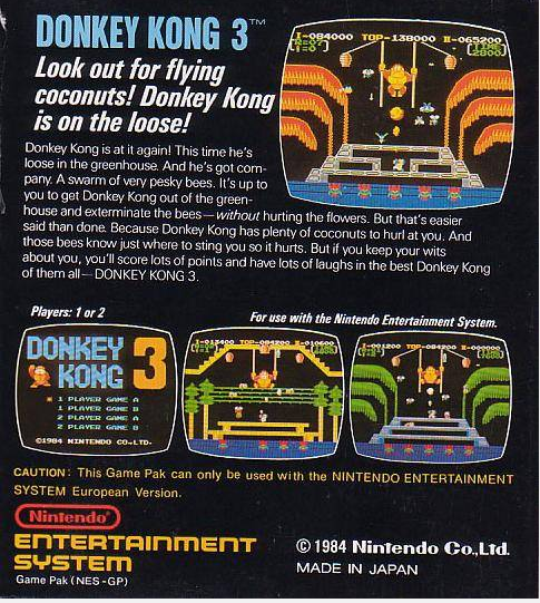 File:DK3 Europe NES Box Back.png - Super Mario Wiki, the Mario encyclopedia