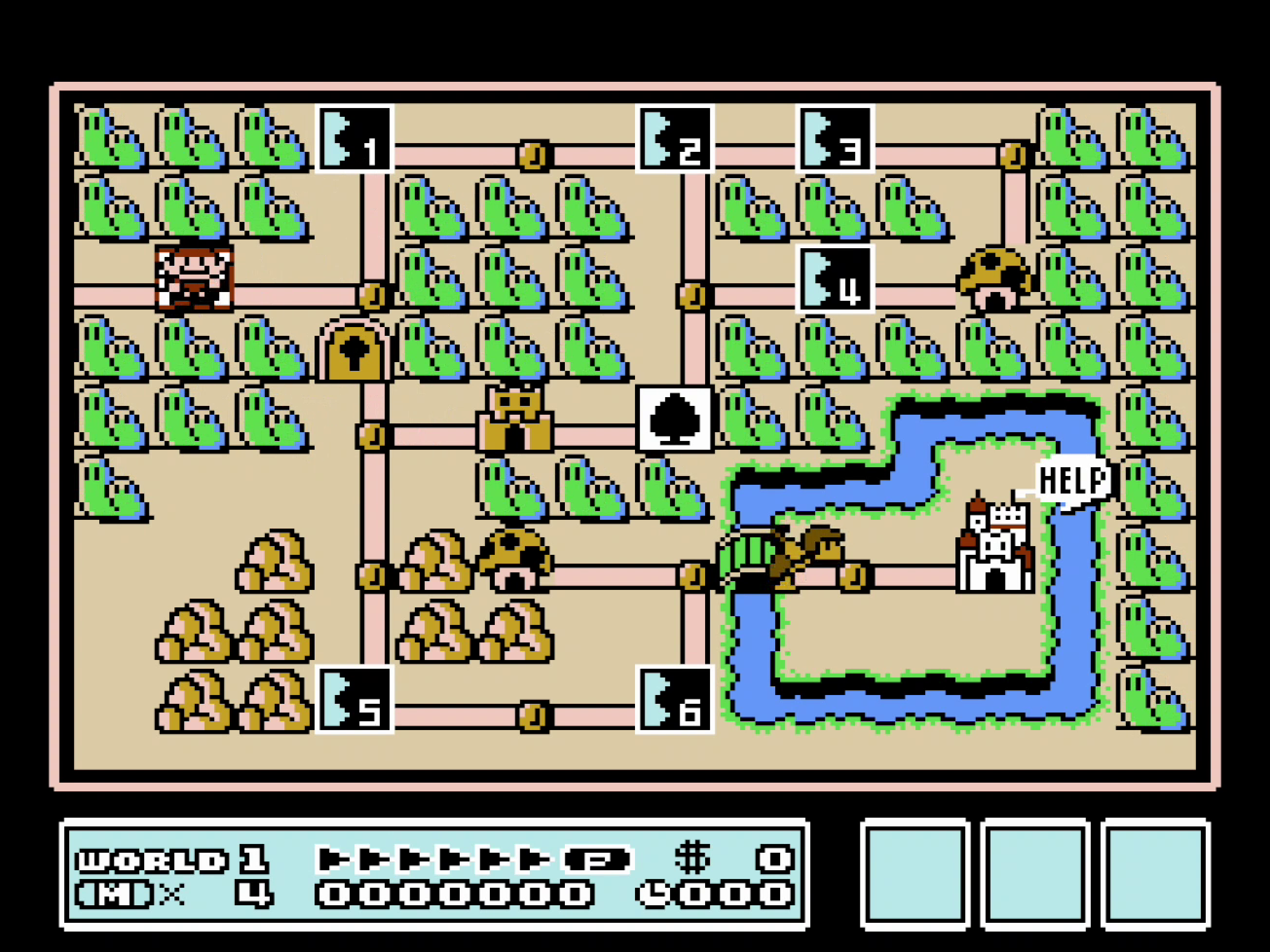 File:NM SMB3 World 1 Map Grass Land.png - Super Mario Wiki, the Mario ...