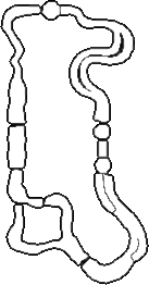 File:Grumble Volcano MKWii layout.png - Super Mario Wiki, the Mario ...