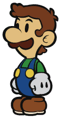 File:Luigi capless PMTOK sprite.png - Super Mario Wiki, the Mario ...
