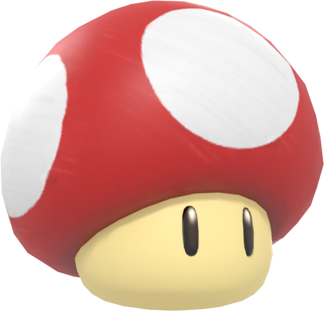 File:Mushroom model MRSOH.png - Super Mario Wiki, the Mario encyclopedia