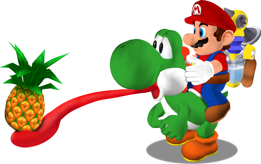 File:SMSPineapple.png - Super Mario Wiki, the Mario encyclopedia