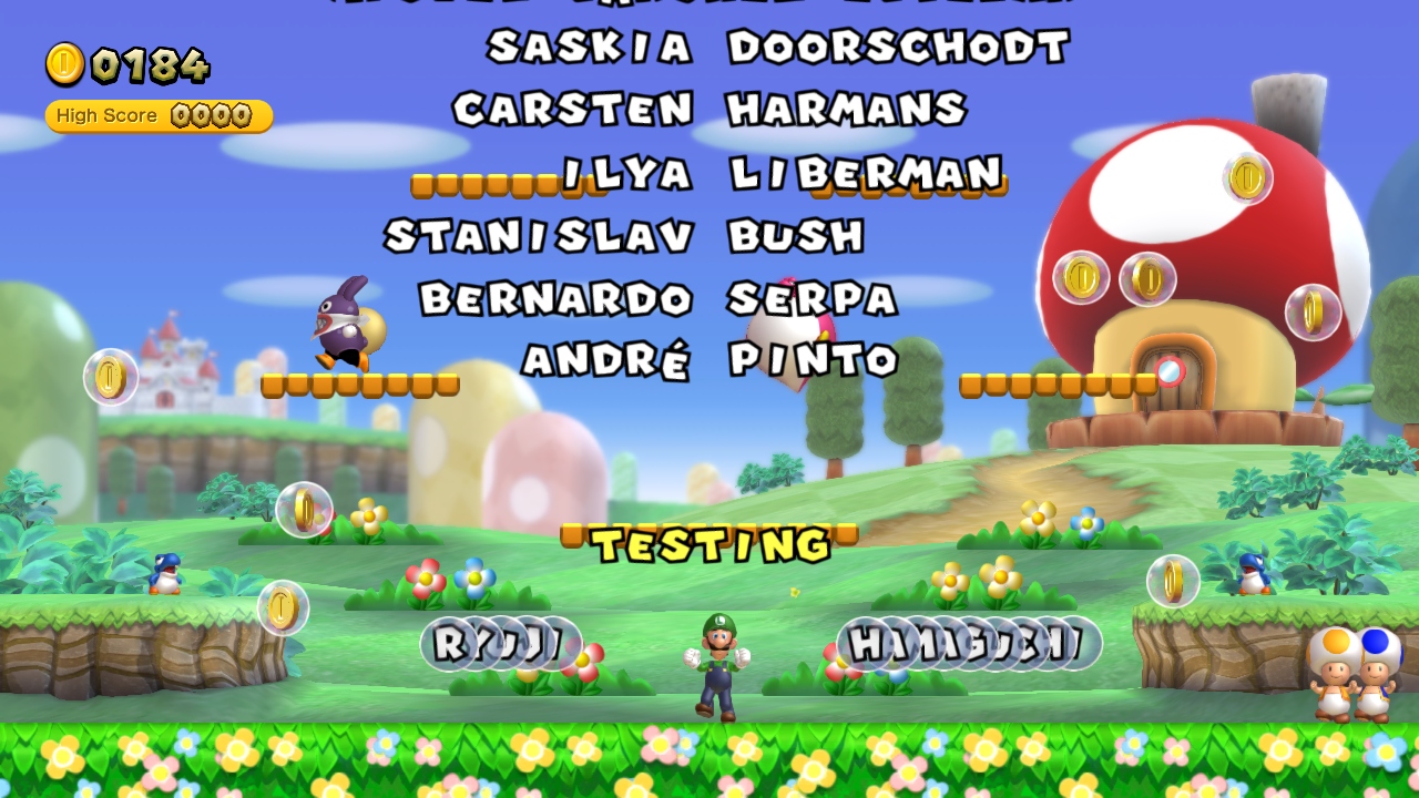 File:NSLU Nabbit Credits.jpg - Super Mario Wiki, the Mario encyclopedia