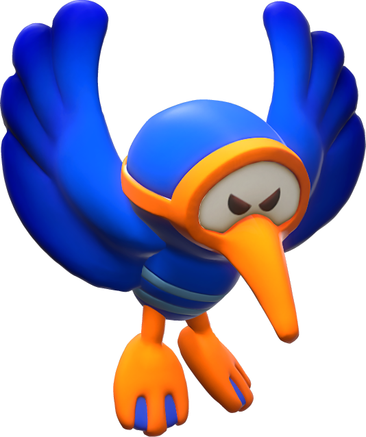 File:Robbird (render) - SMBW.png - Super Mario Wiki, the Mario encyclopedia
