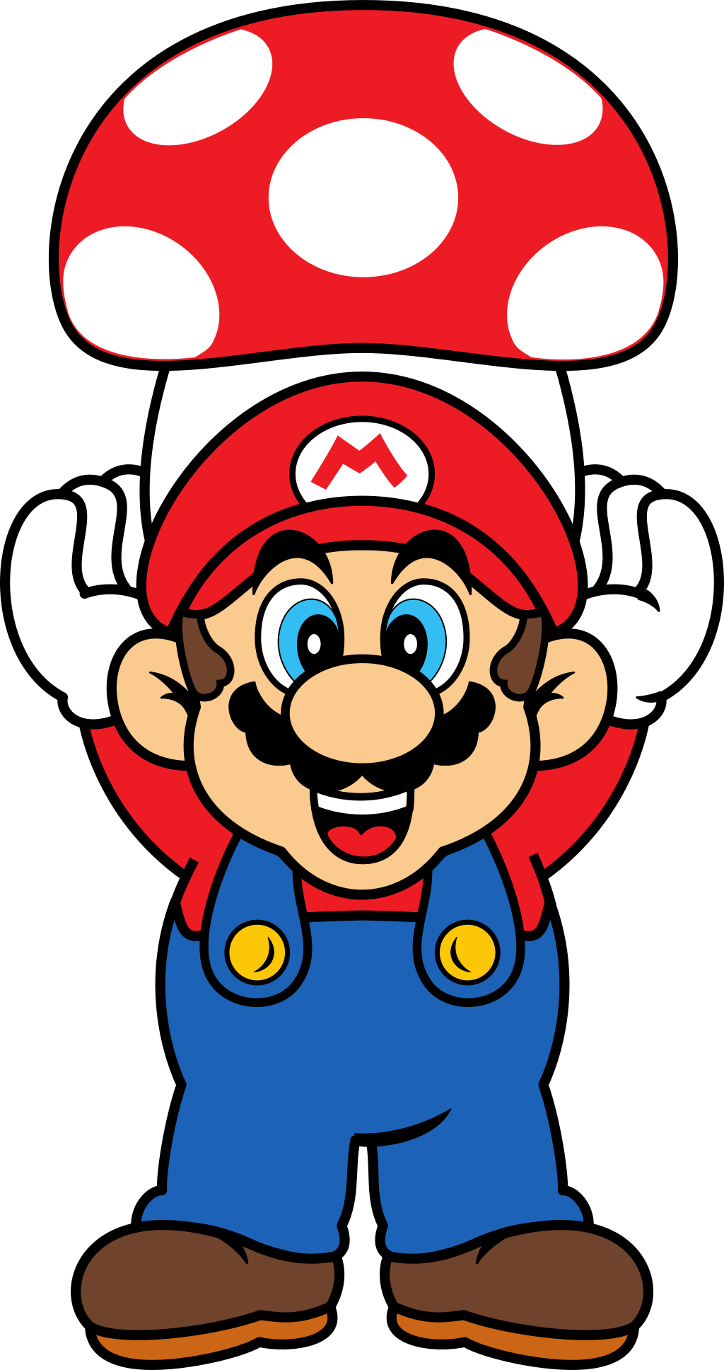 File:SMBDX - Mario with Mushroom.png - Super Mario Wiki, the Mario encyclopedia