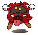 File:Red Virus Sticker.png - Super Mario Wiki, the Mario encyclopedia