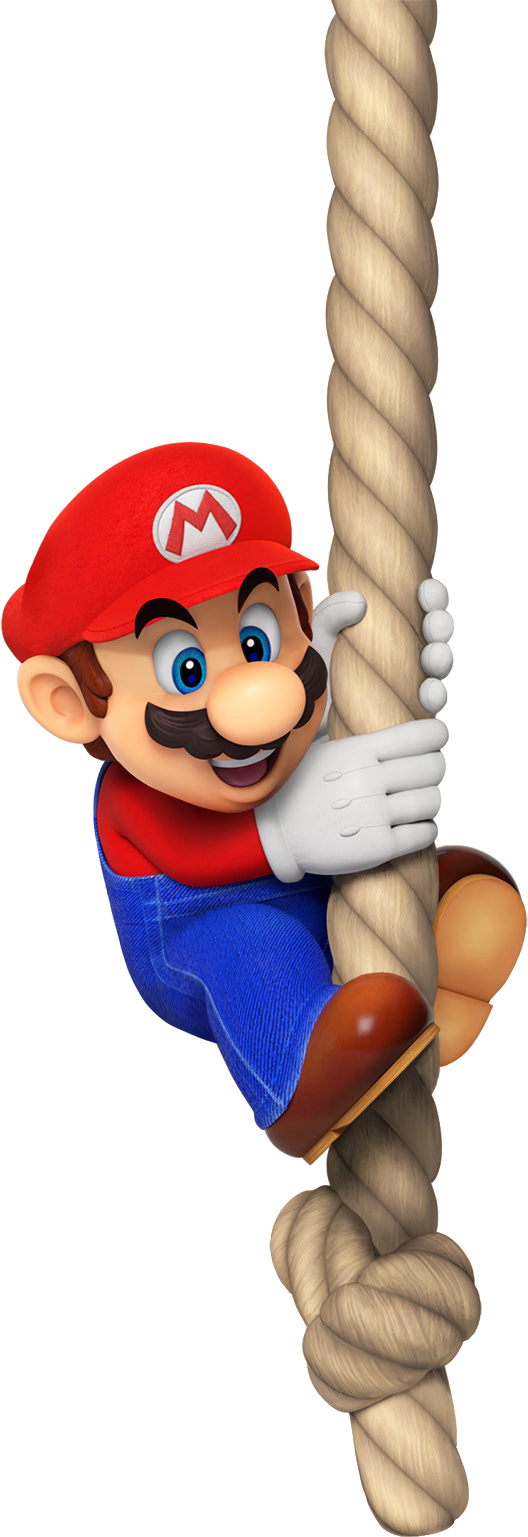 File:MvDK NS Mario Sliding Rope.png - Super Mario Wiki, the Mario ...